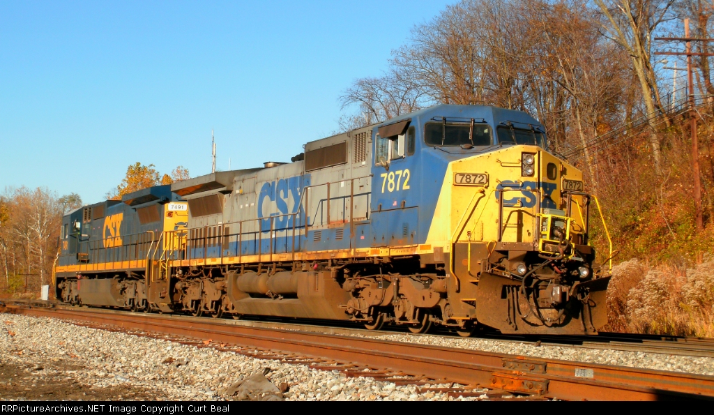 CSX 7872 and 7491